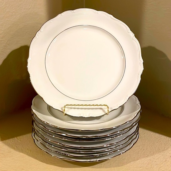Winterling | Dining | Winterling Platinum Baroque Plate Bundle 8 Dinner ...